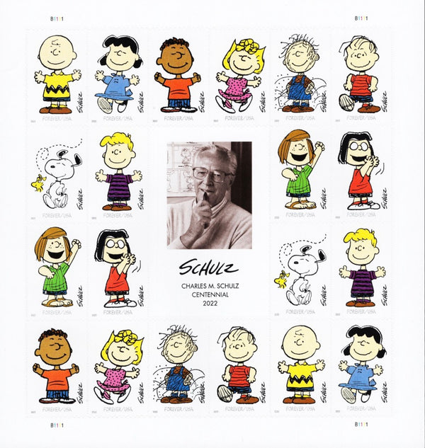 USPS Charles Schulz "Peanuts" Forever First Class Postage Stamps ...