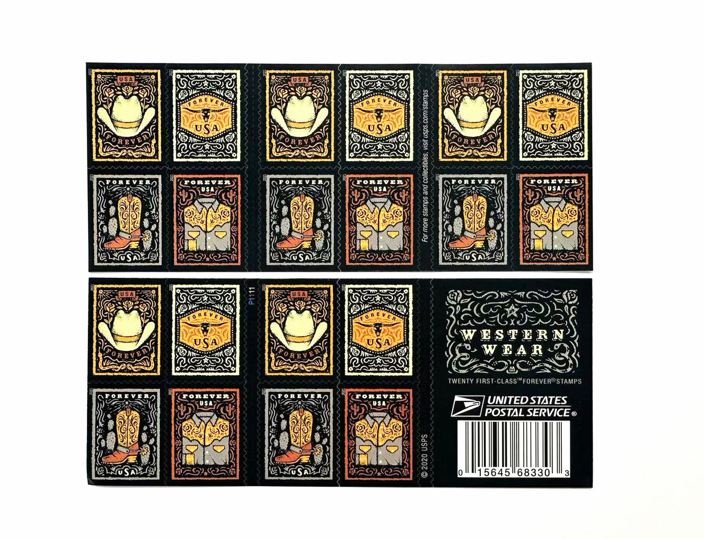 USPS Western Wear Forever First Class Postage Stamps – Stamps Store