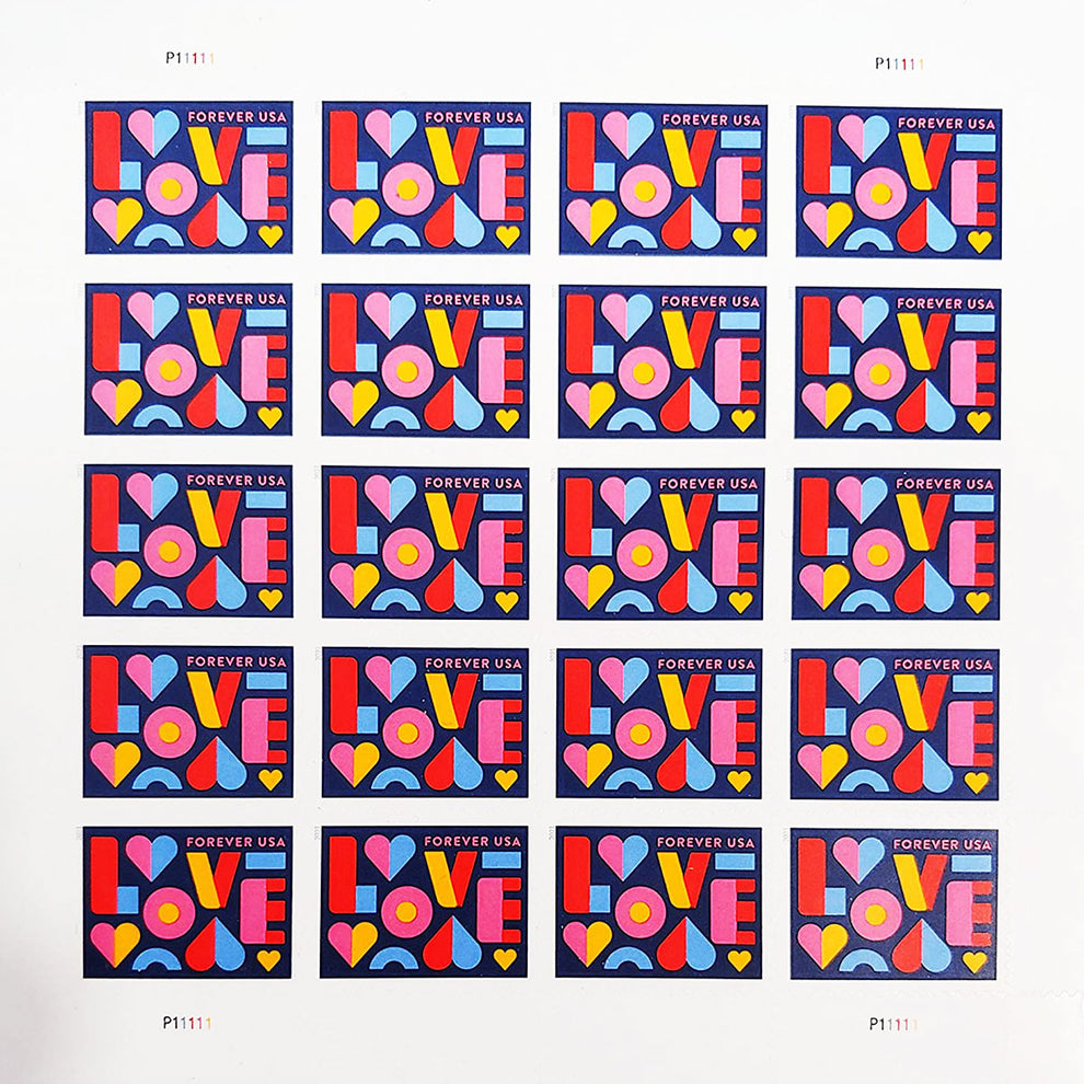 2021 Love Forever First Class Postage Stamps – Mailboxes of Flushing